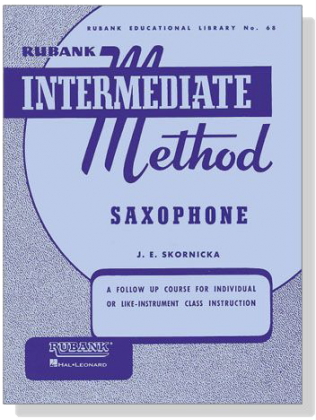 Rubank【Intermediate Method】for Saxophone