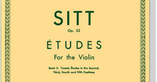 Sitt【Etudes】for the Violin , Op.32 Book Ⅱ
