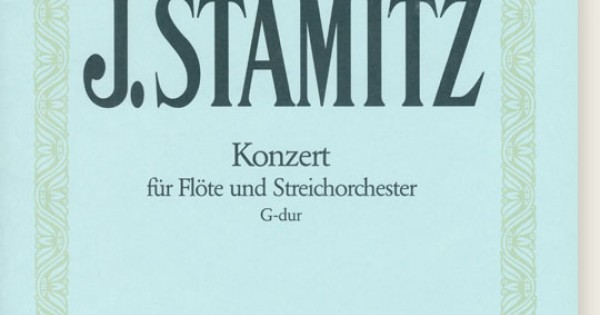 J. Stamitz Konzert für Flöte und Streichorchester G-dur Ausgabe für ...