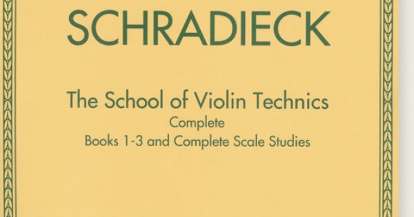 Schradieck The School of Violin Technics: Complete Book 1-3 and ...