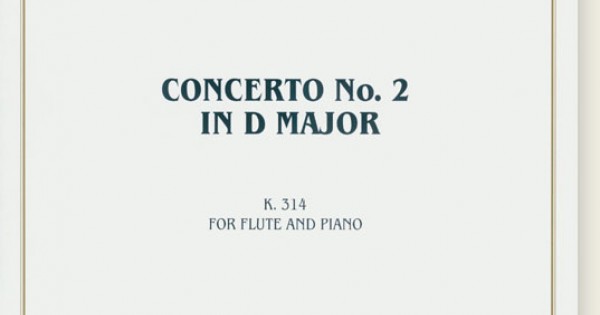 Mozart Concerto No. 2 in D Major K. 314 for Flute and Piano
